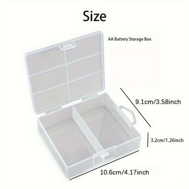 Livin' Well 83 Slot Battery Storage Case with Tester (Batteries Not ...