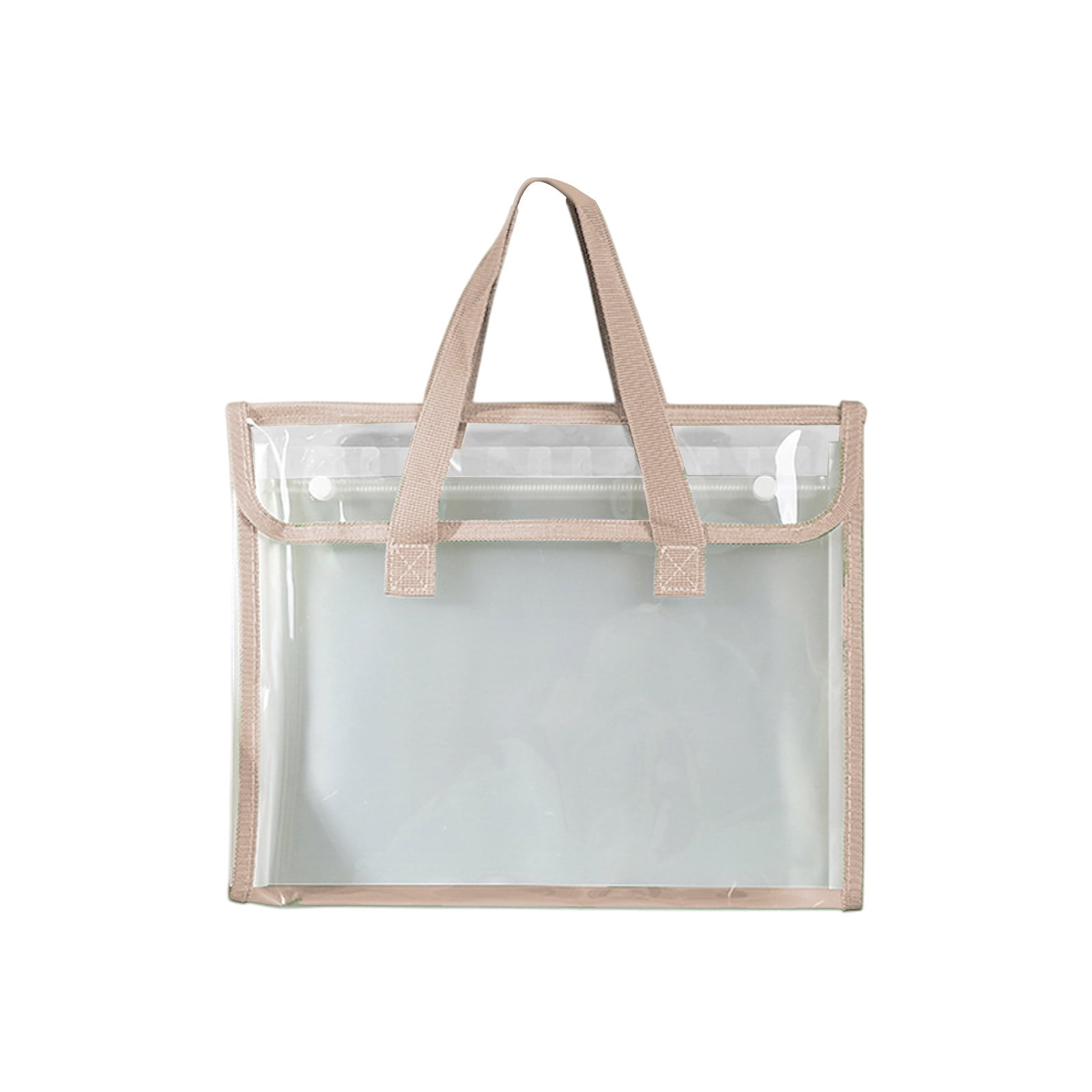 Transparent Accordion Files Organizer with Front Mesh 13 Pockets for ...