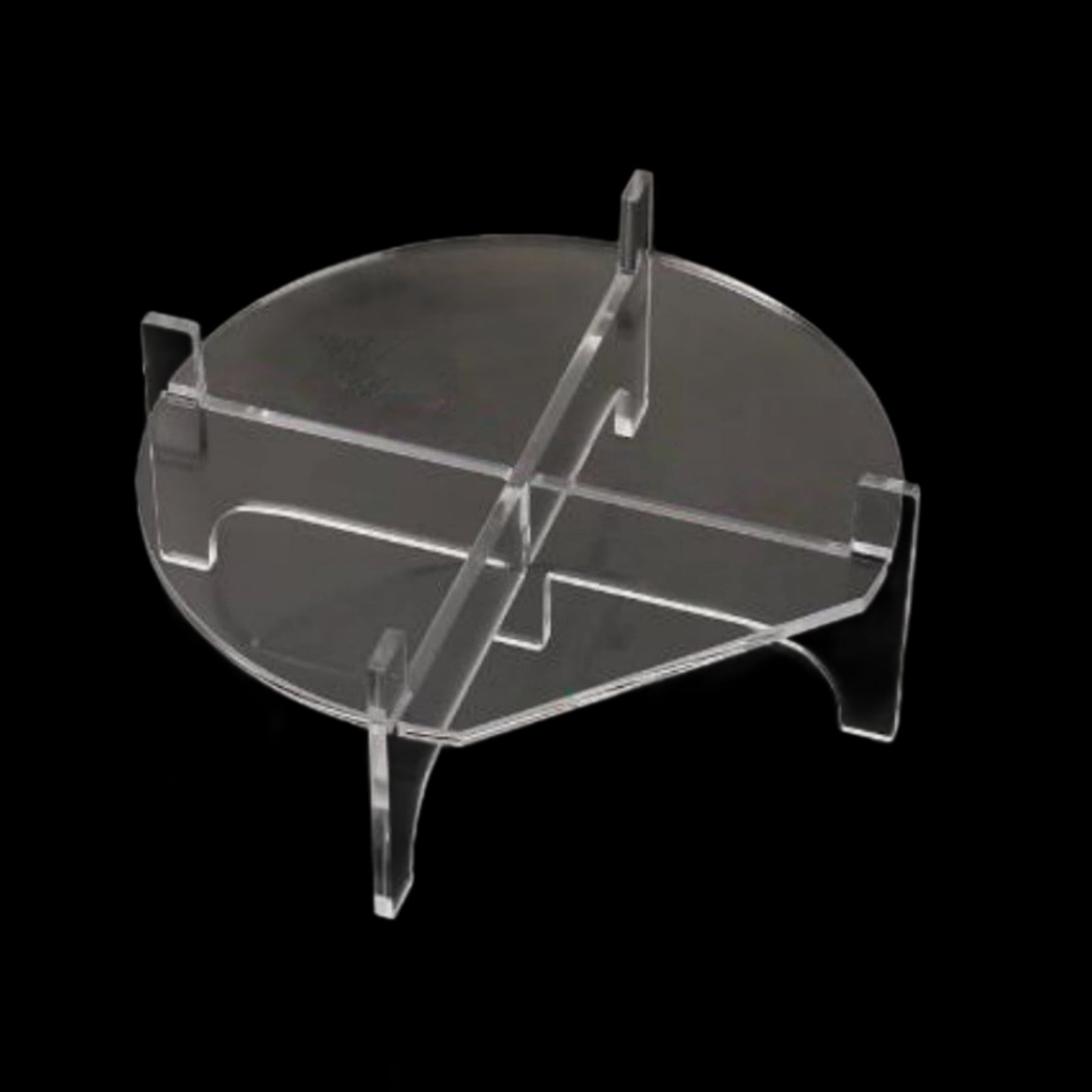 Transparent Acrylic Beverage Rack with Stable Base Compact Design Easy ...