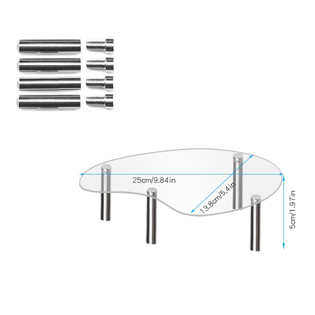 Transparent Acrylic Cake Shelf, Handmade Display Shelf, Wedding Party ...