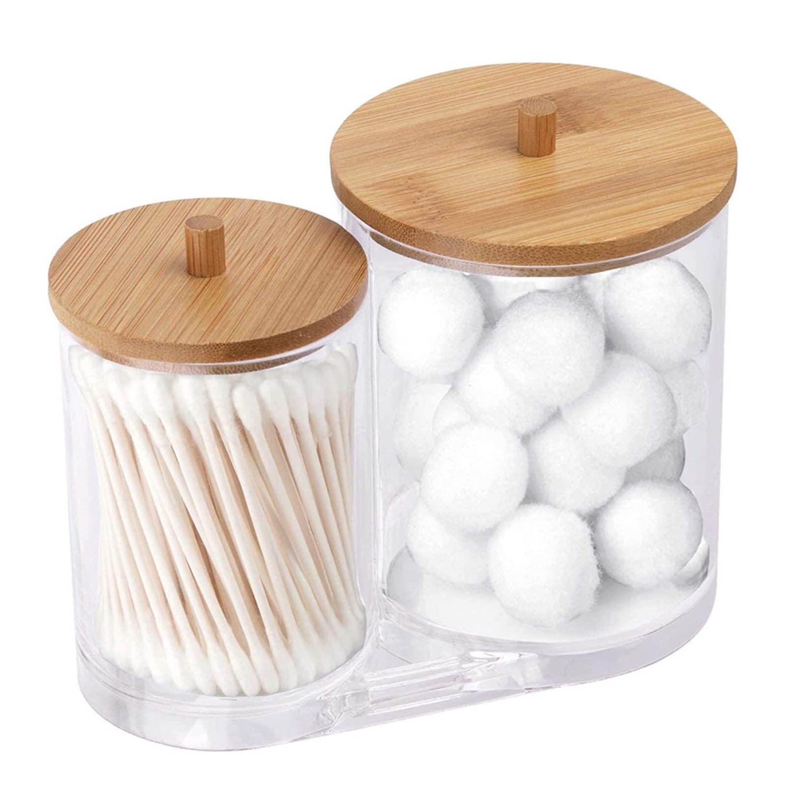 Transparent Acrylic Cotton Ball Pad Container, Used For Cotton Swabs ...