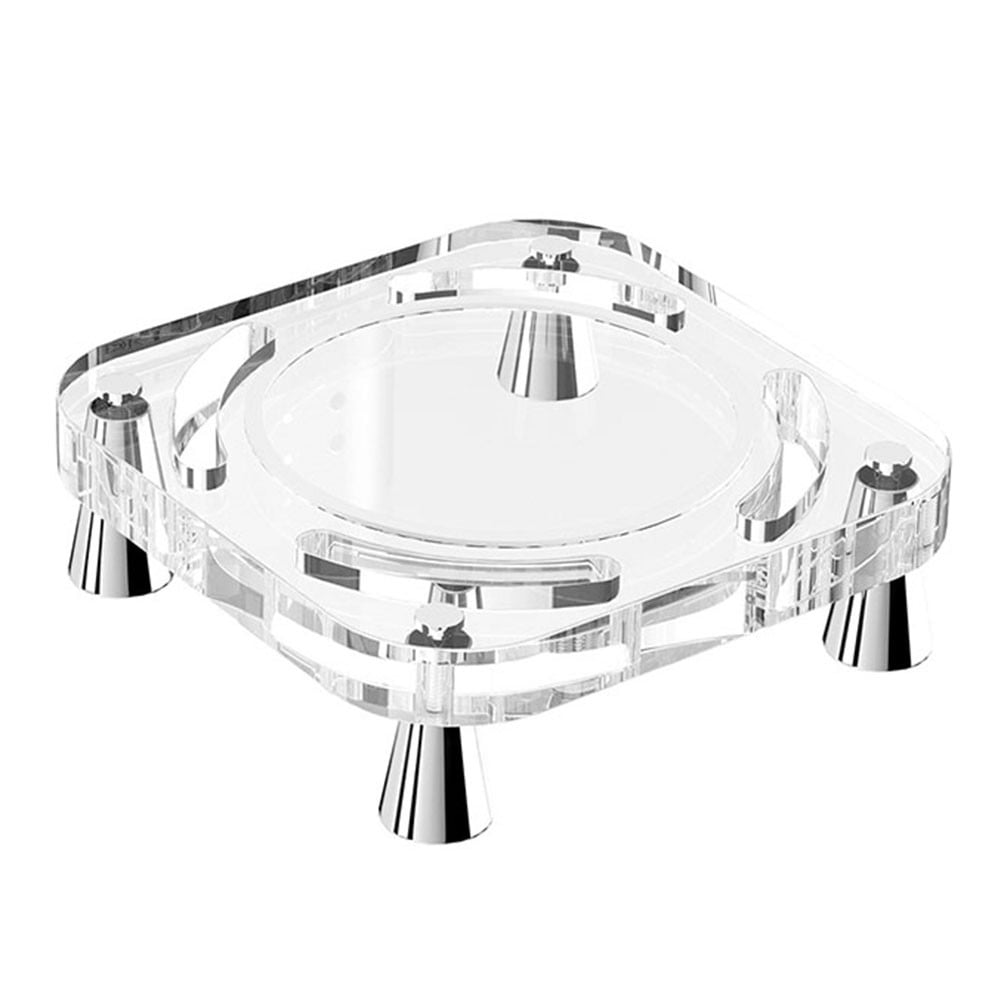 Transparent Acrylic Desktop Stand for Mac Mini-M4: Sleek Cooling & Dust ...