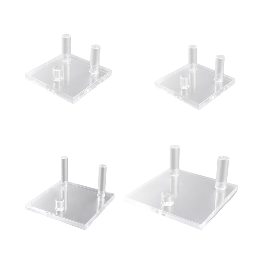 Transparent Acrylic Display Stand for Rock and Minerals Geodes Storage ...
