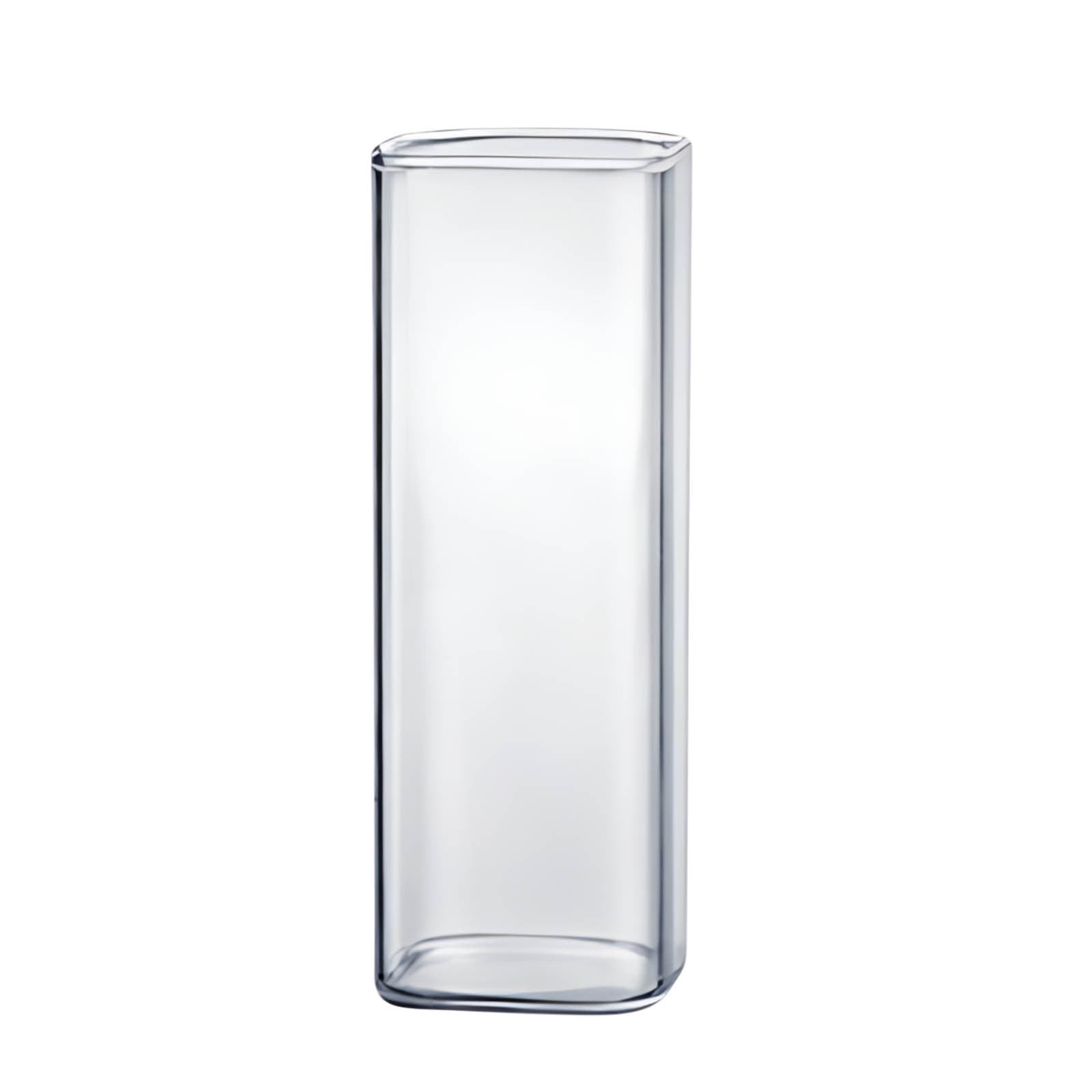 Transparent Acrylic Glass Cup with Handle, 12oz Rounded Mouth Drinking ...