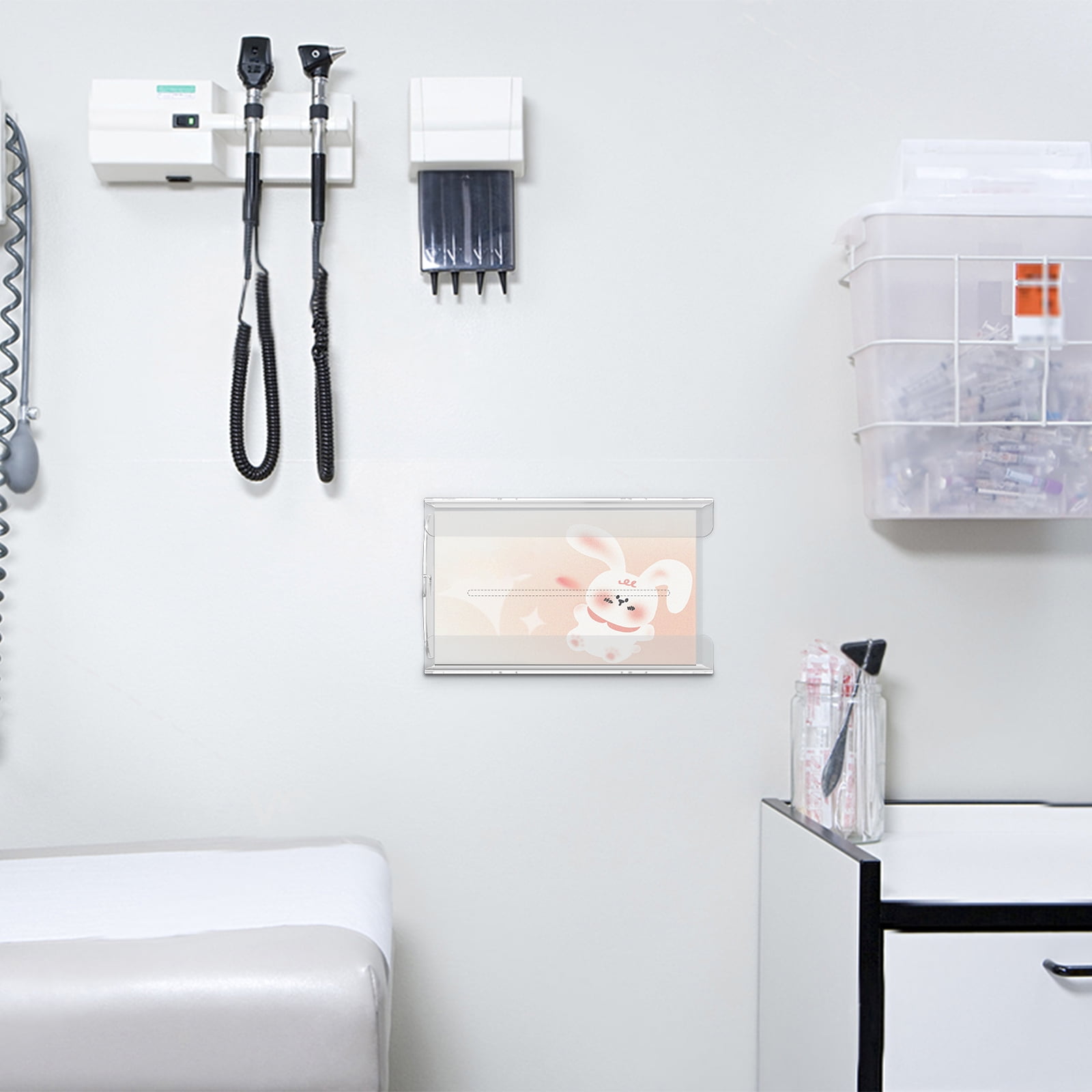 Transparent Acrylic Glove Box Smooth Surface Wall Mounted Glove Storage ...