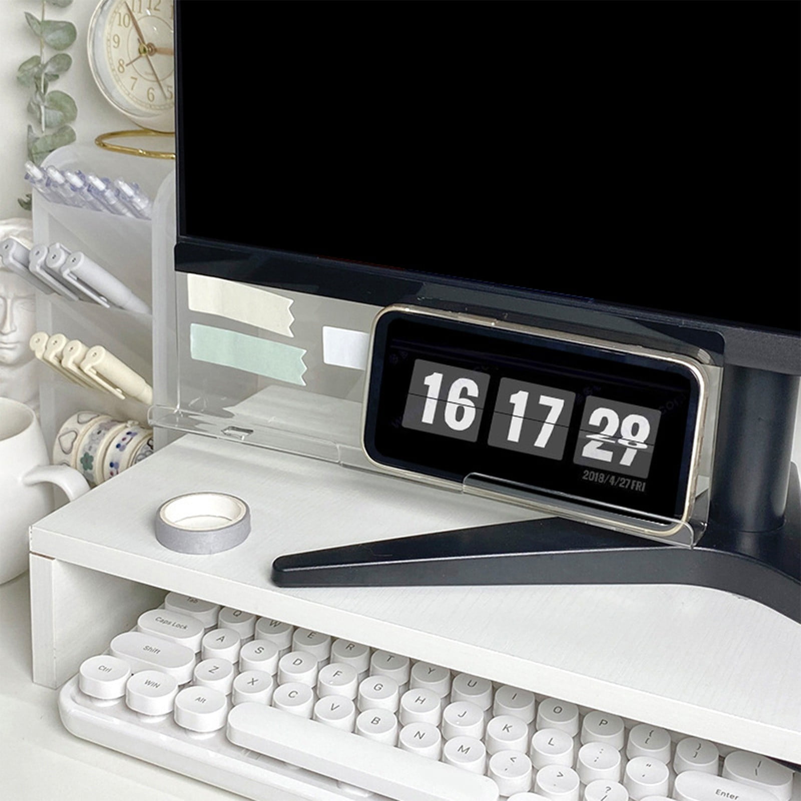 Transparent Acrylic Message Board, Office Desk Memo Board, Clear ...