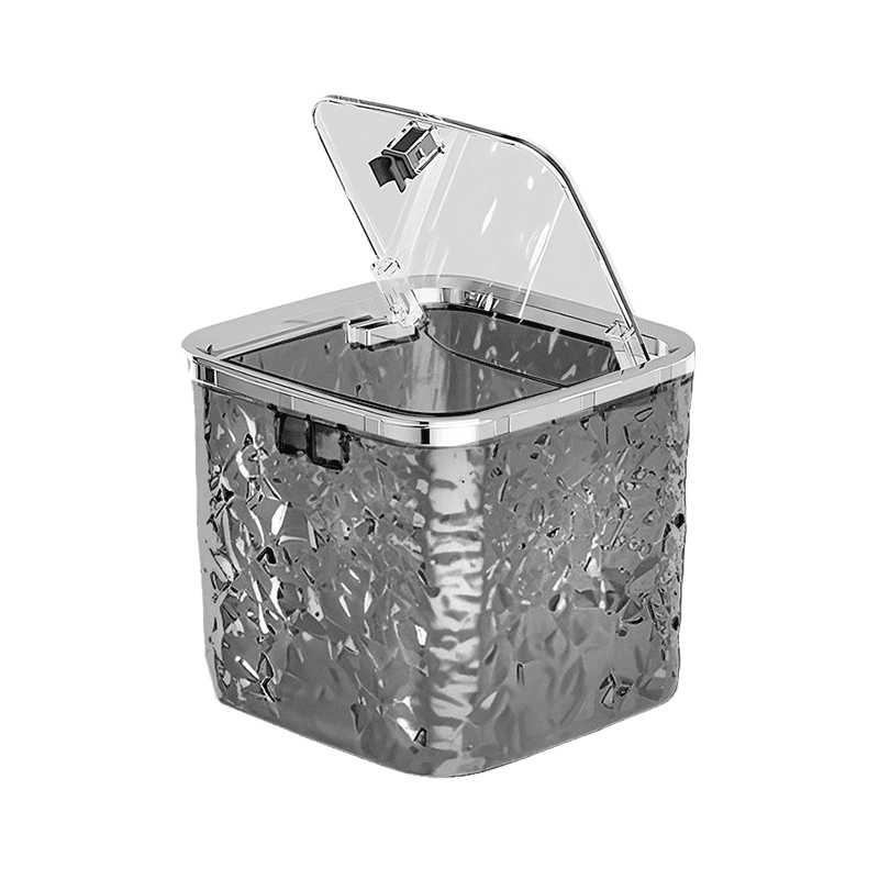 Transparent Acrylic Mini Storage Box - Light Luxury Glacier Pattern ...