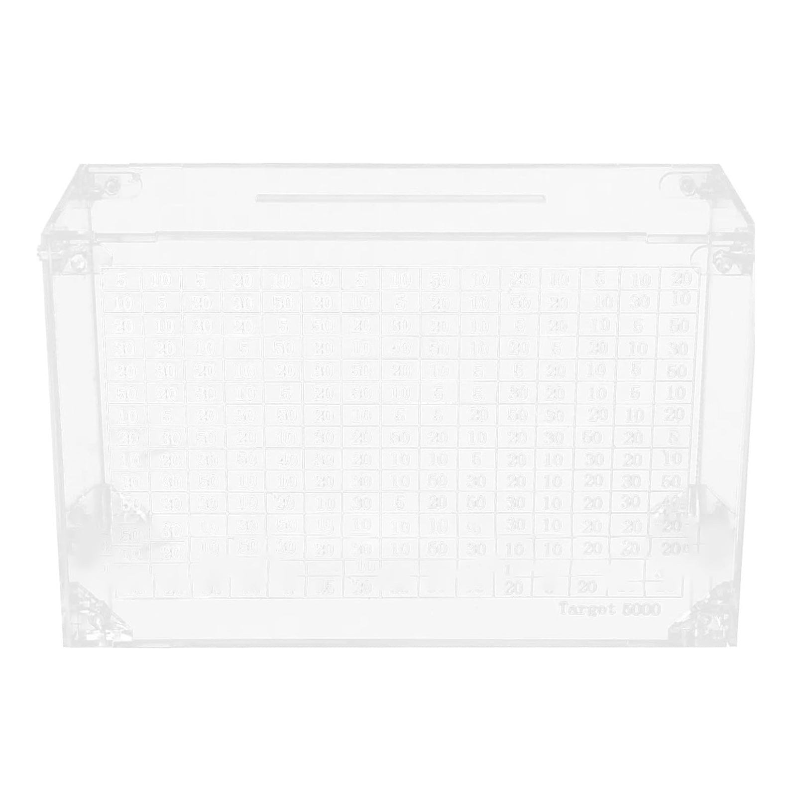 Transparent Acrylic Money Box with Counter Kids Adults Clear Piggy Bank ...