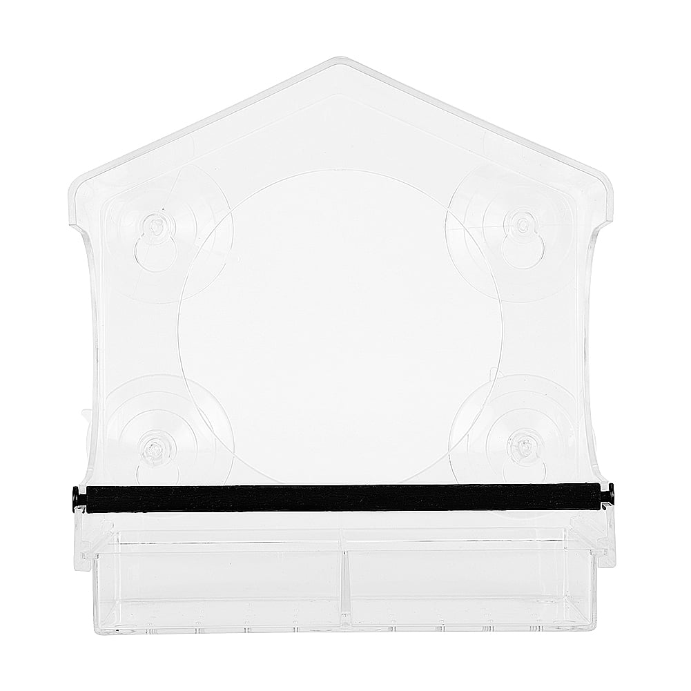 Transparent Acrylic Outdoor Bird Feeder Feeding Device Supply Separate ...
