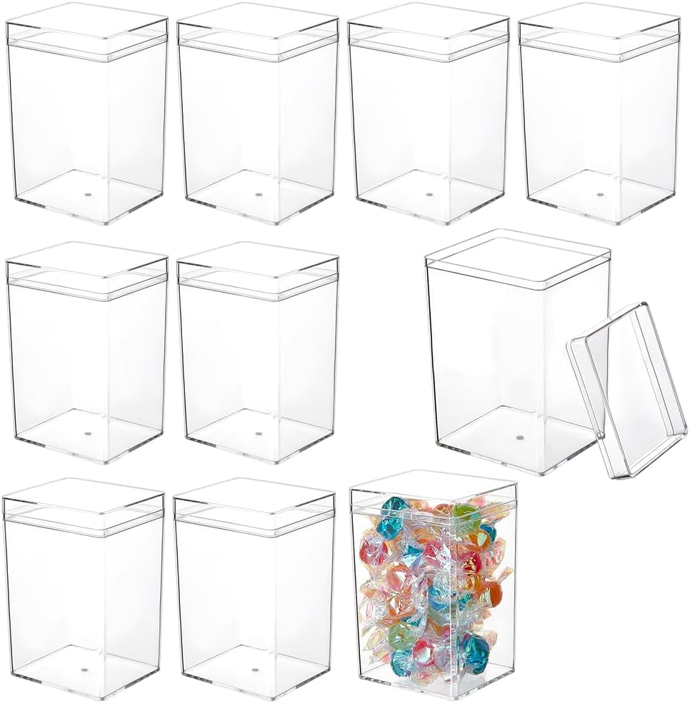 Transparent Acrylic Packaging Boxes Rectangle Clear 5.5x6.4x9.5cm ...