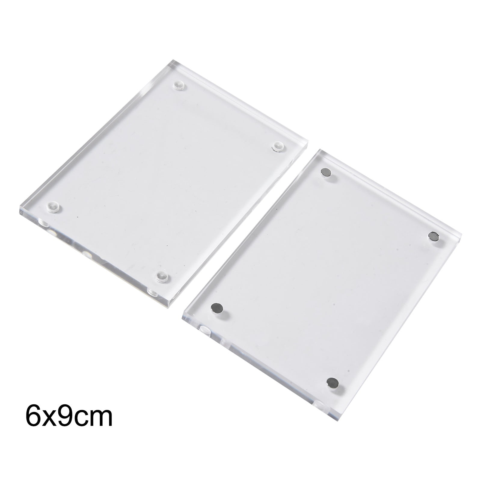 Transparent Acrylic Photo Frame Magnetic Poster Display Stand Photo ...