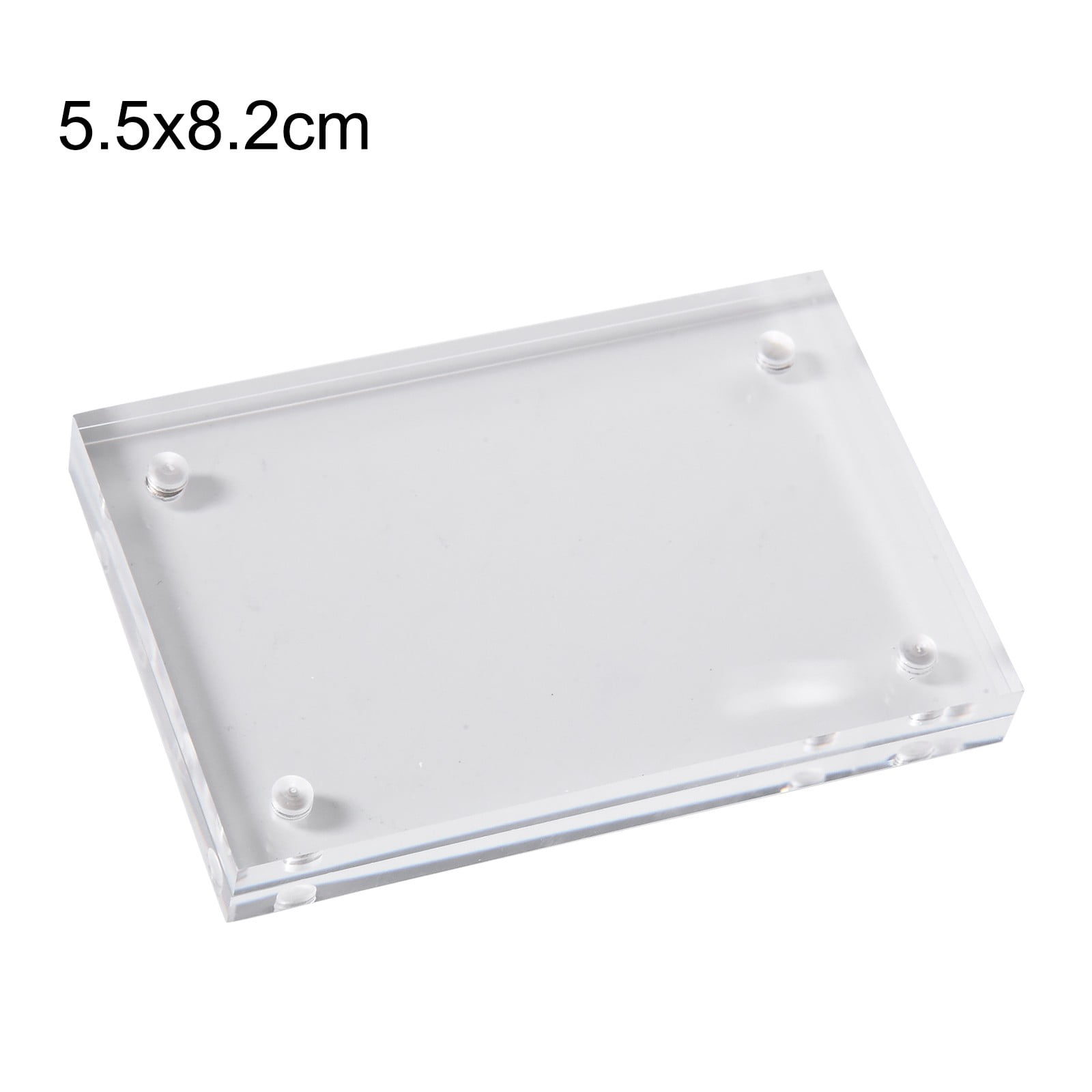 Transparent Acrylic Photo Frame Magnetic Poster Display Stand Thick 10 ...