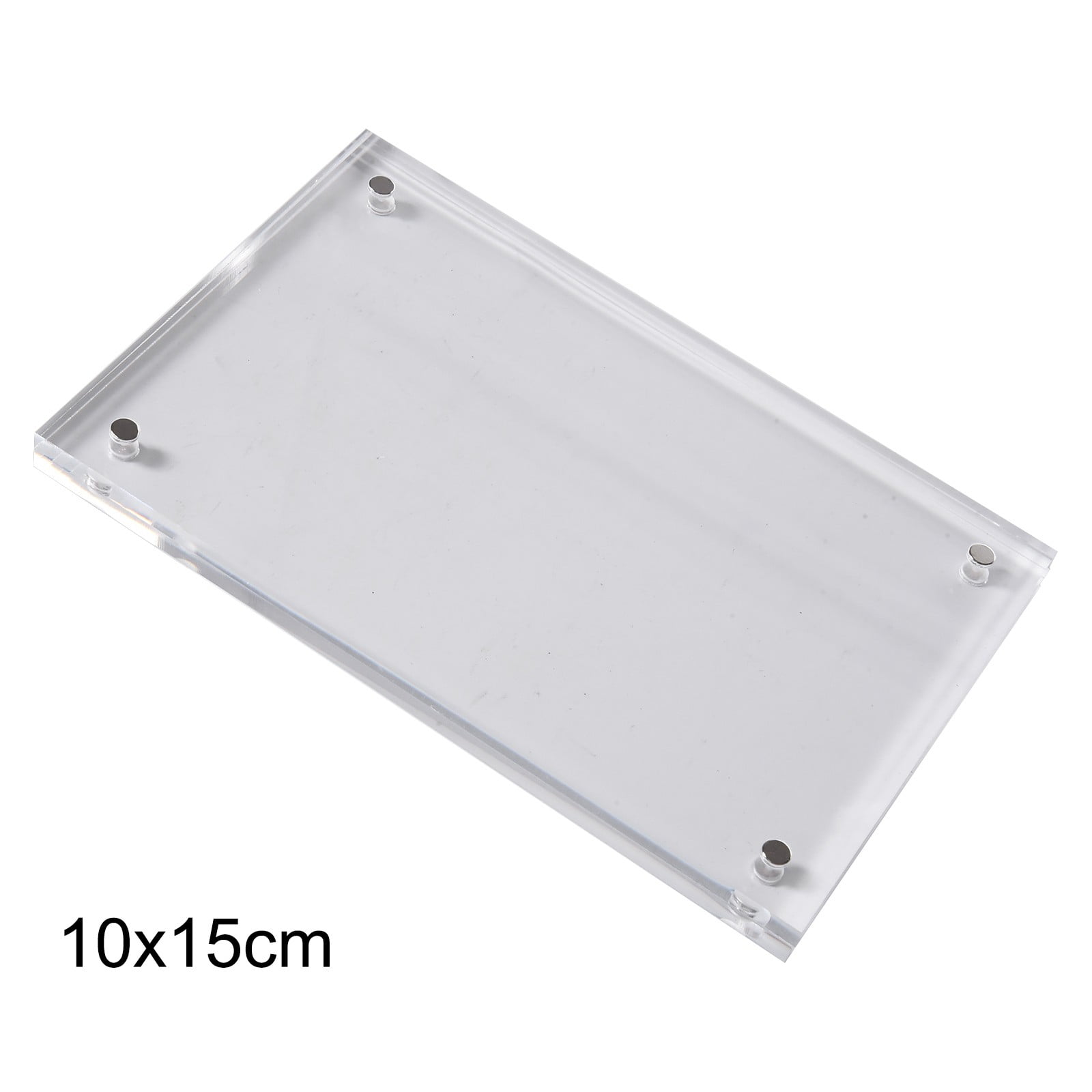 Transparent Acrylic Photo Frame Magnetic Poster Display Stand - Walmart.com