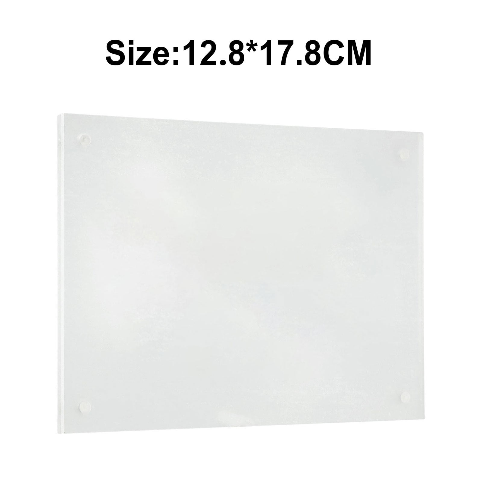 Transparent Acrylic Photo Frame Magnetic Poster Display Stand - Walmart.com