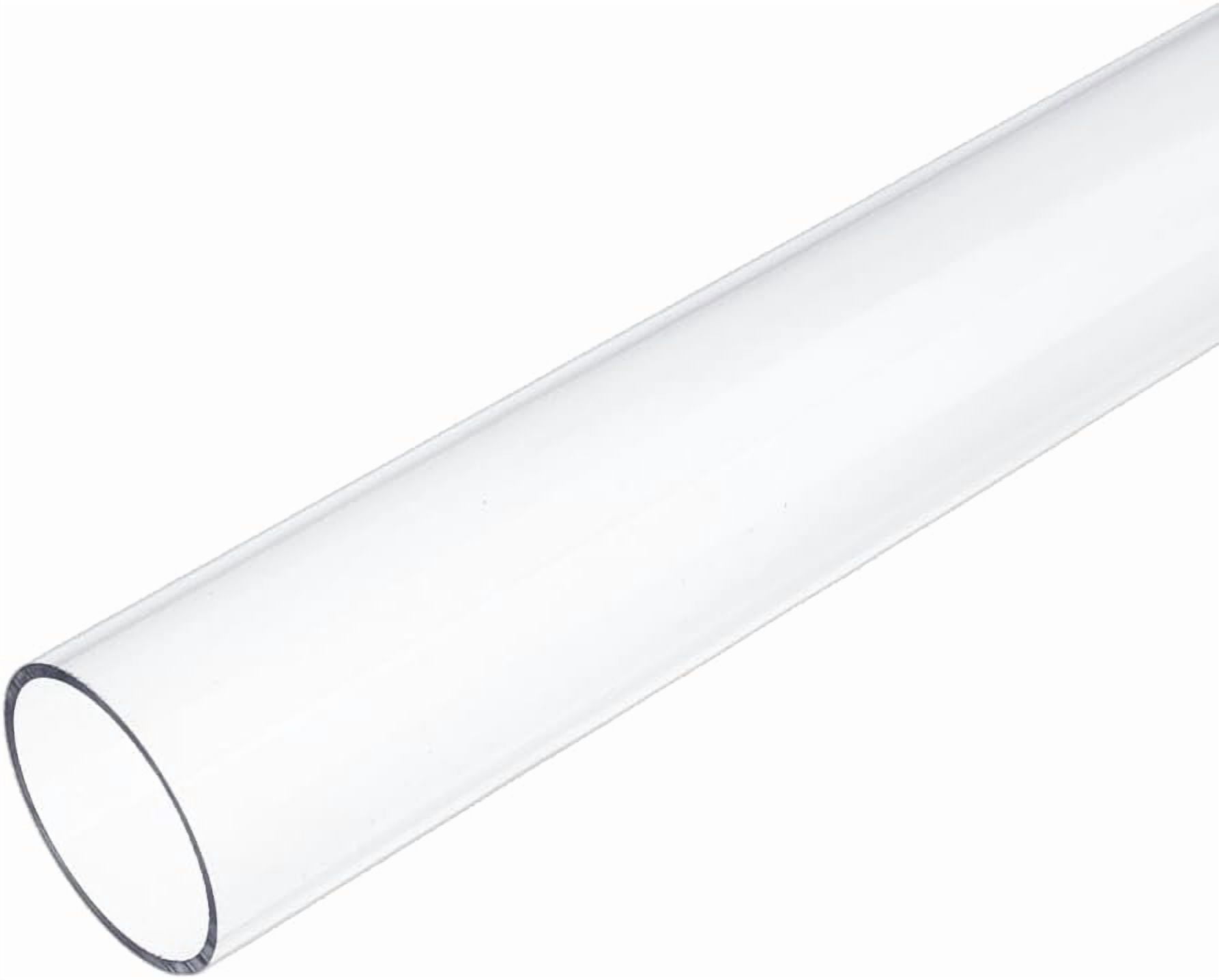 Transparent Acrylic Pipe Rigid Round Tube for Lamps and Lanterns Clear ...