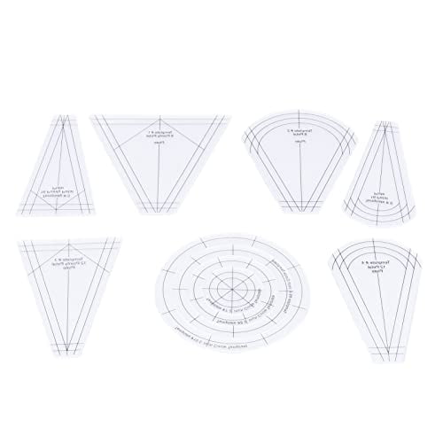 Transparent Acrylic Quilting Rulers Shaped Patch Work Template Set ...