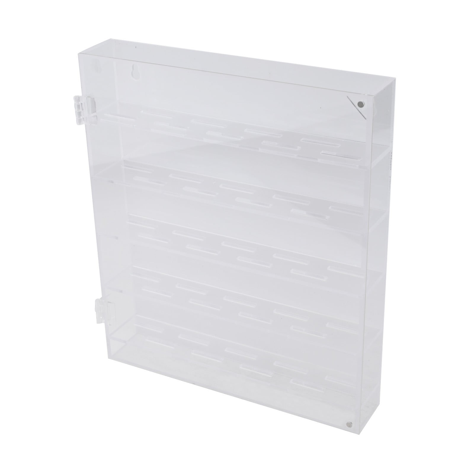 Transparent Acrylic Round Coin Storage Box Badge Collection Display ...