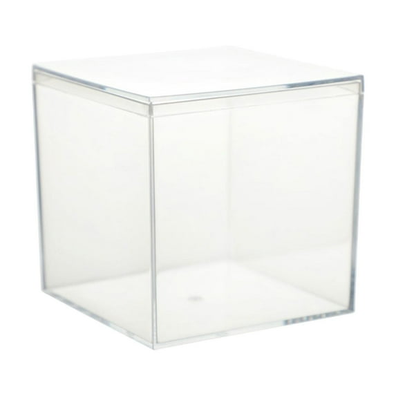 Transparent Acrylic Storage Box With Plastic Lid Toys Wedding Birthday ...