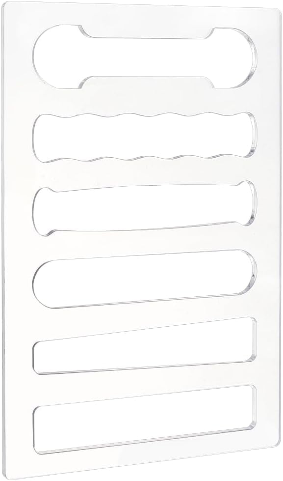 Transparent Acrylic Templates Clear Free Motion Quilting Rulers and ...