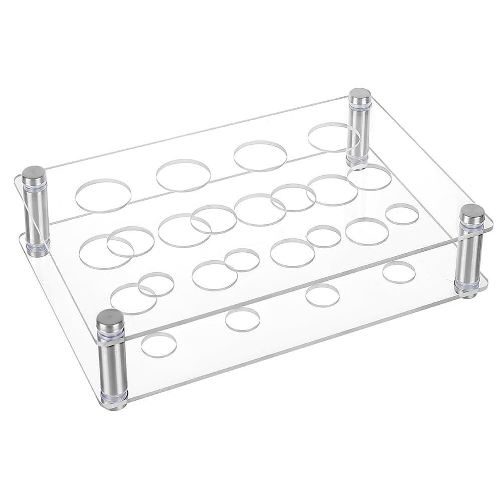 Transparent Acrylic Test Tube Rack 12 Holes Lab Test Tube Rack Holder ...
