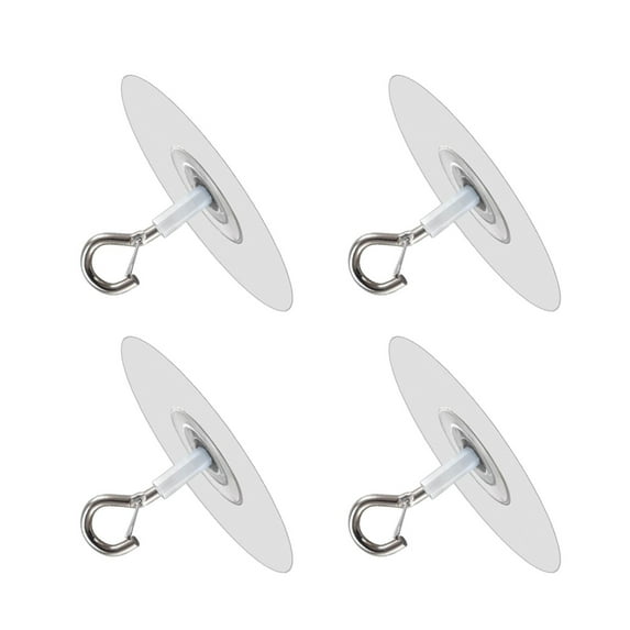 Transparent Adhesive Hooks Removable Ceiling Hooks for Decorations ...