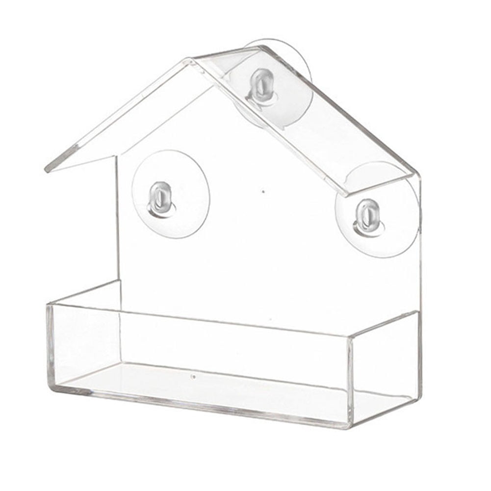 Transparent And Detachable Outdoor Suction Cup Animal Food Container ...