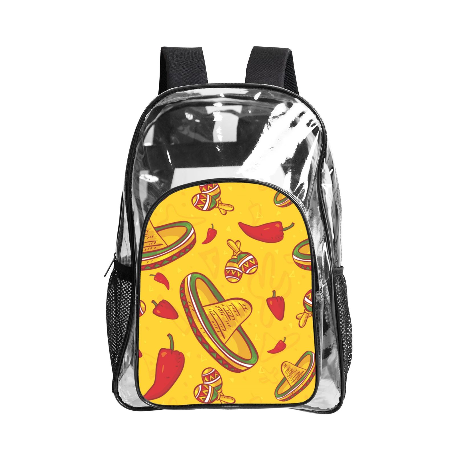 Transparent Backpack 17×12.2×5.1in With Pocket Easy To Pick Up And ...