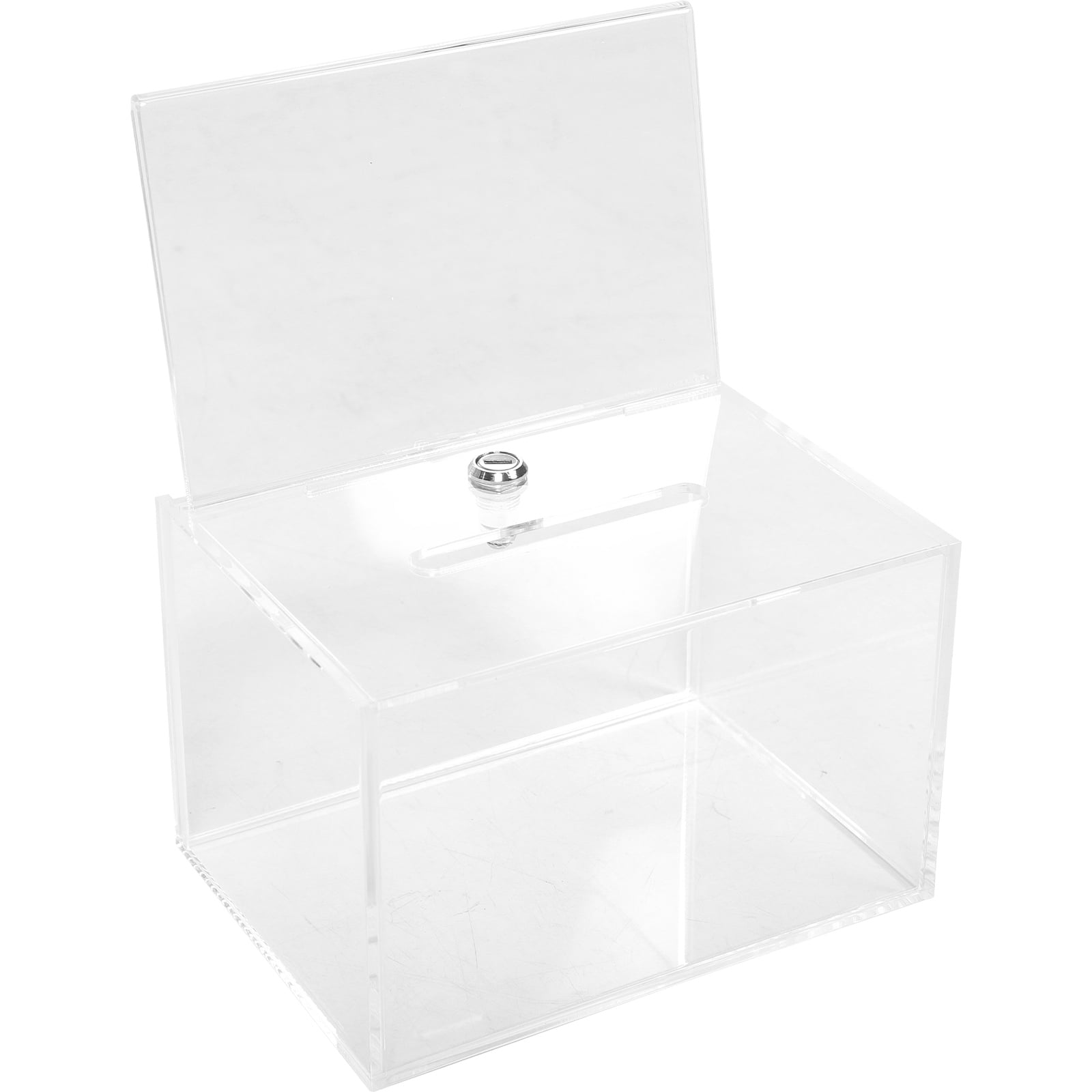 Raindrops Wall Mailbox Ballot Box Acrylic Suggestion Donation Box Mail ...
