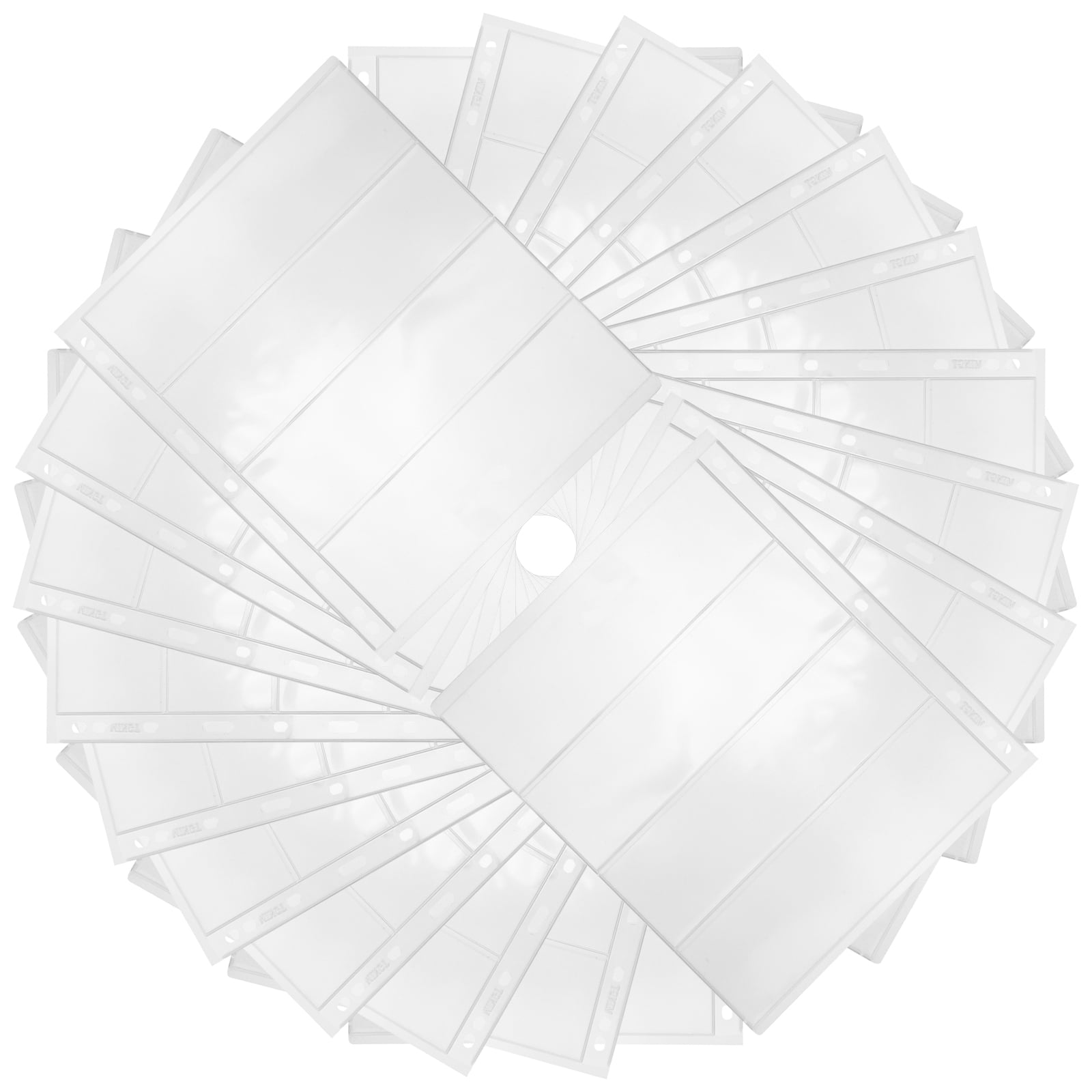 Transparent Banknote Sleeves 20 Sheets Clear Stamp Album Pages Postage ...