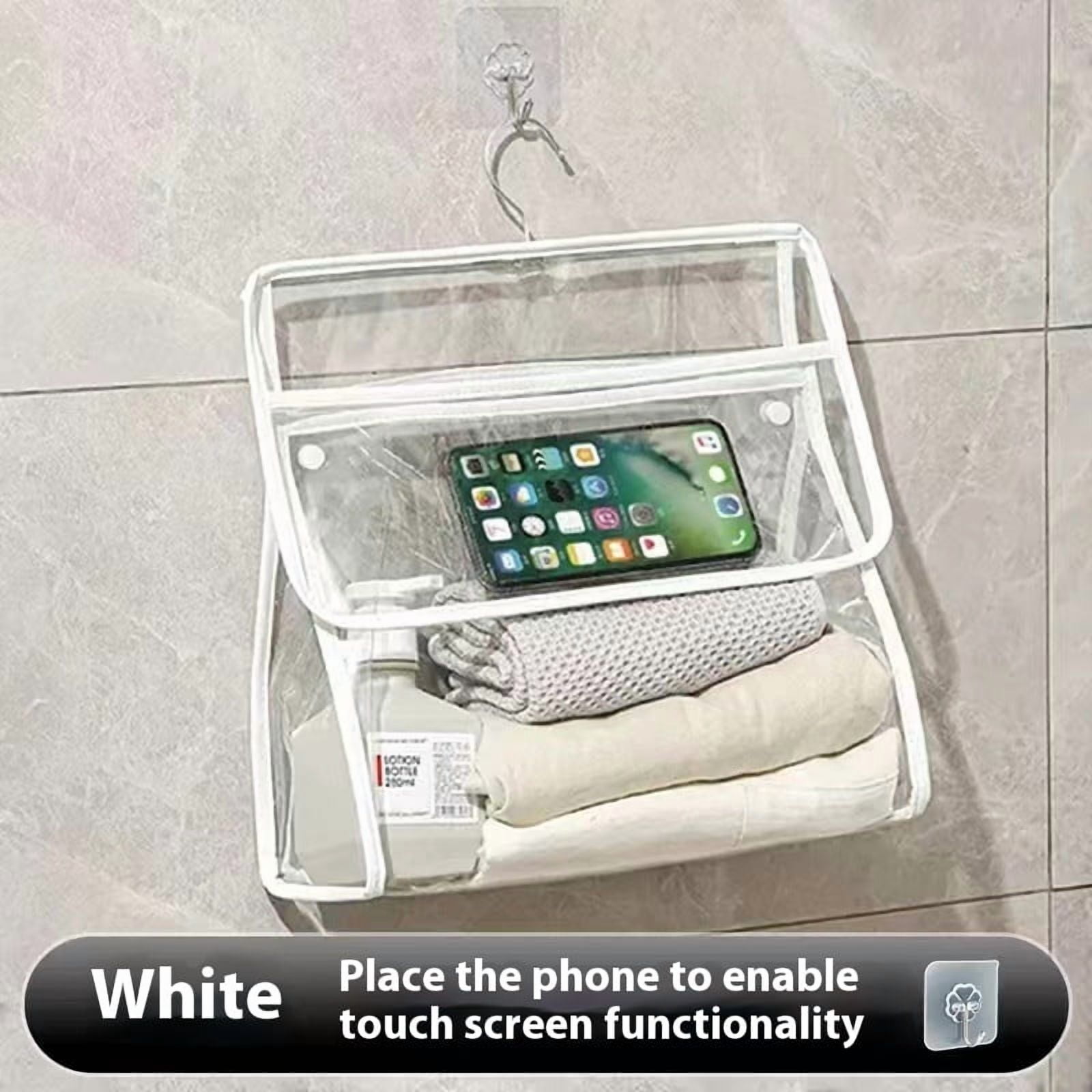 Transparent Bathroom Hanging Clothes Bag Dorm Supply Dorm Essentials ...