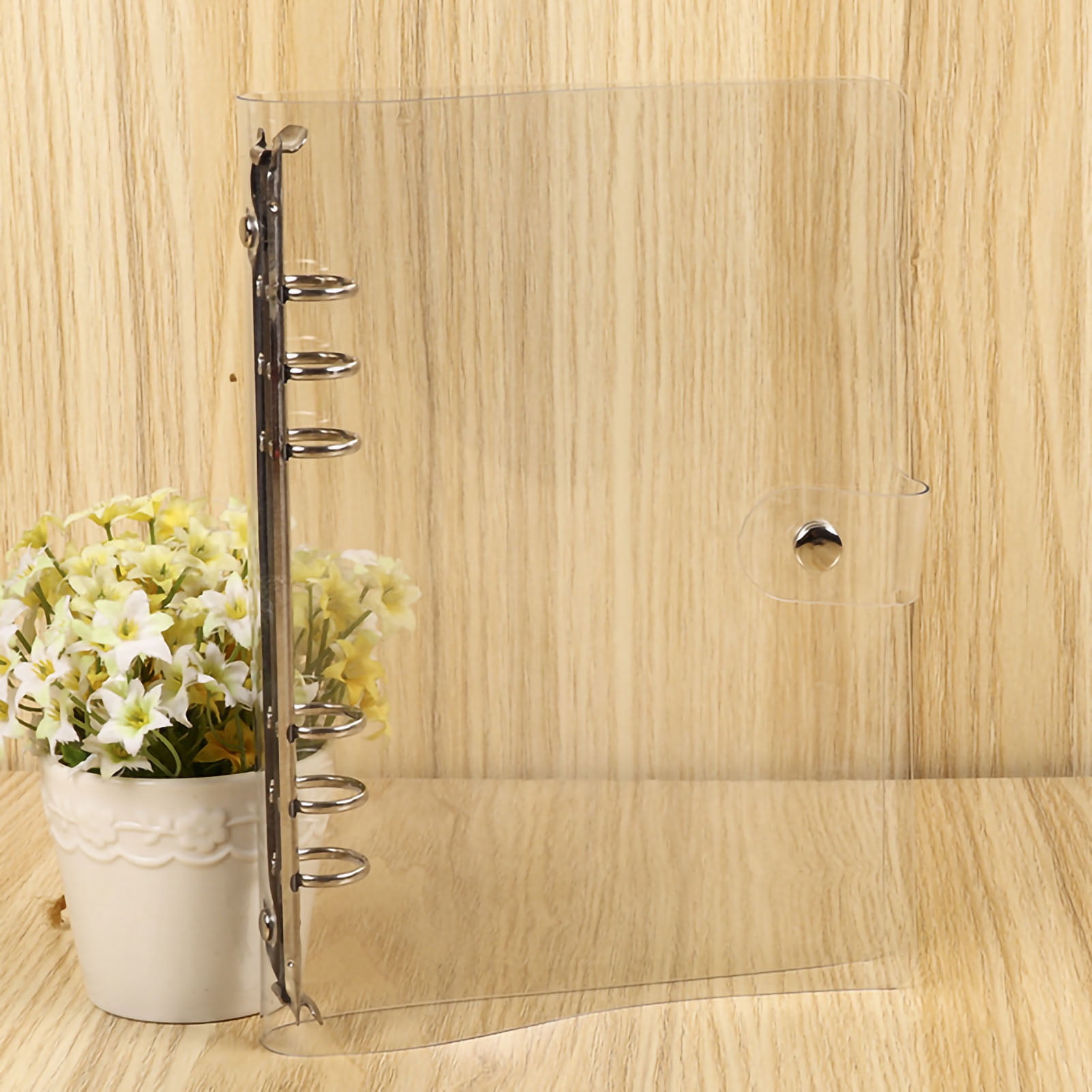 Transparent Binder Cover Snap Design Wear Resistant Eco Friendly PVC ...