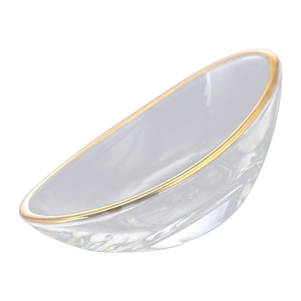 Transparent Bowl Glass Dish Boat Dipping Sauce Condiment Plate for ...