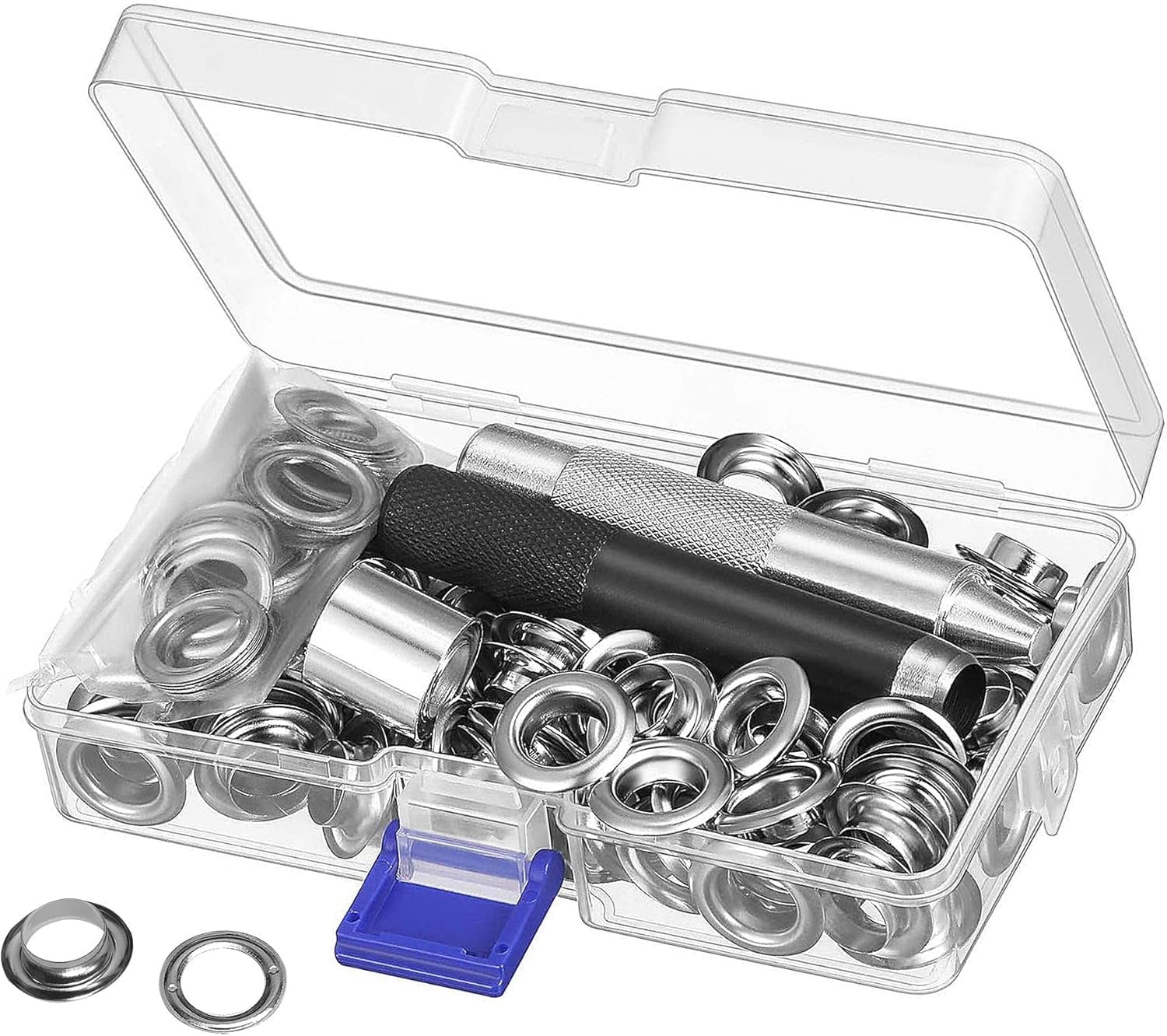 Transparent Boxed Grommet Kit, Stainless Steel Grommets For Canvas ...
