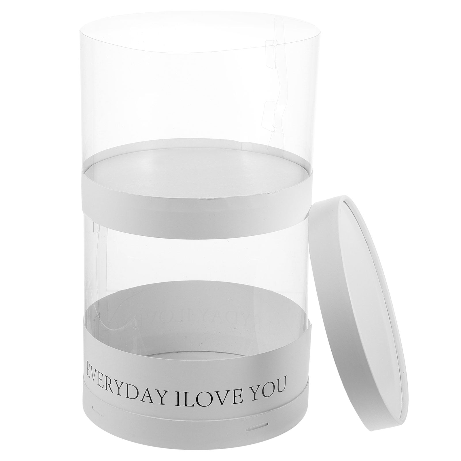 Transparent Cake Box Clear Holder Birthday Cupcakes Plastic Containers ...
