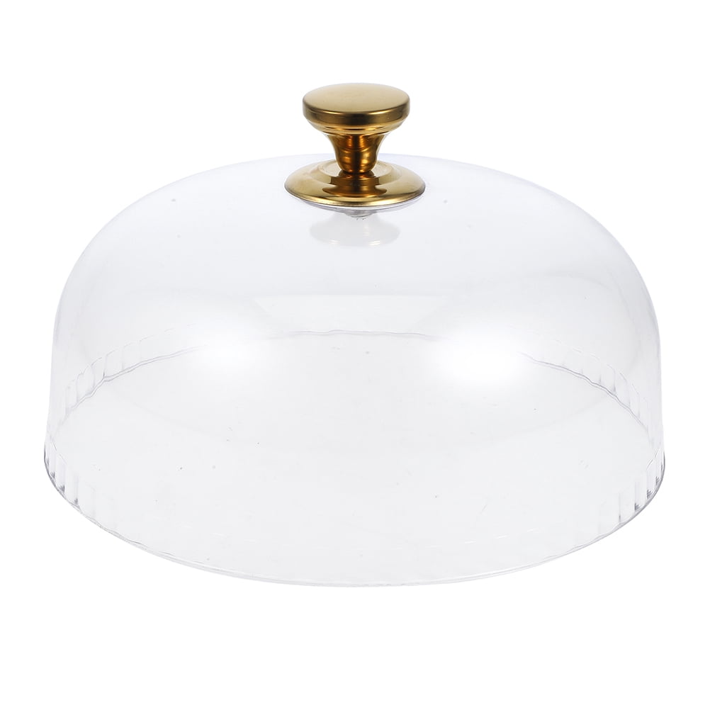 Transparent Cake Dome Cover Clear Food Lid For Cake Stand Reusable ...