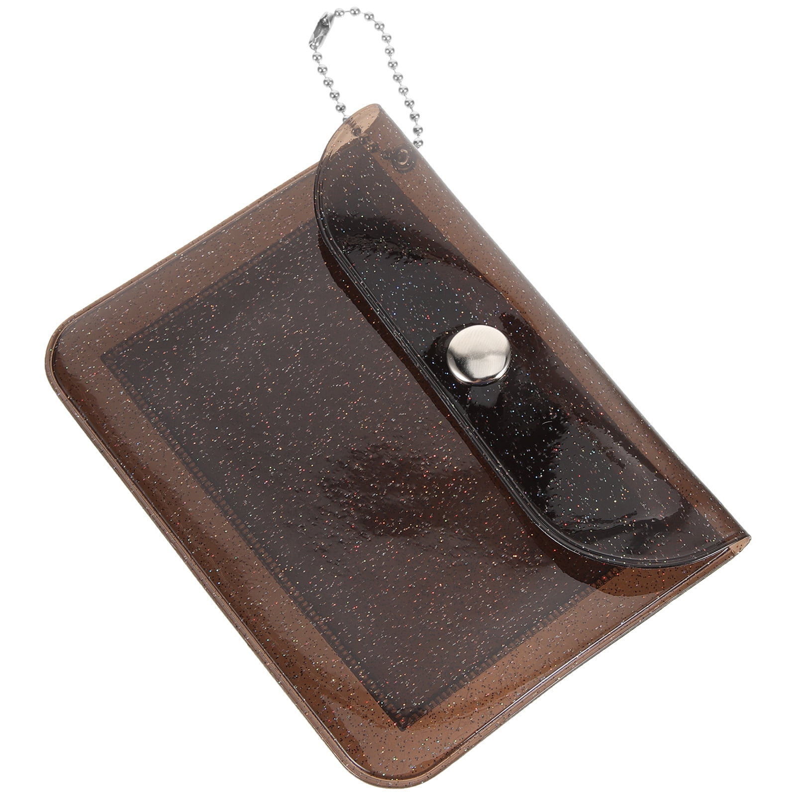 Onaparter Transparent Card Holder Purses Coin for Women Keys Pouch ...