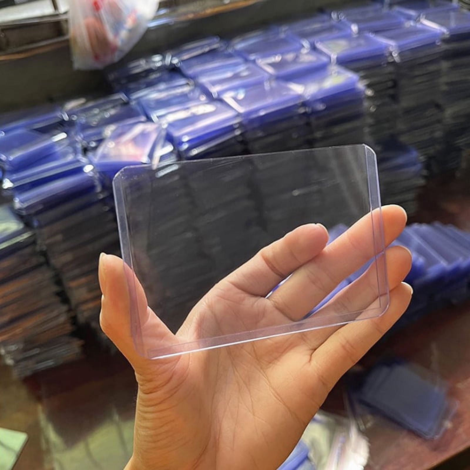 Transparent Card Protector Cards Sleeves Playing Game Cards Case ...