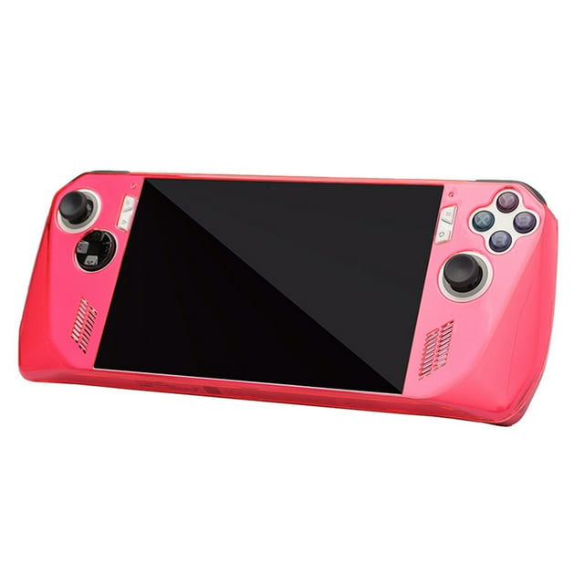Transparent Case Console Protector Case for ROG Ally Game Console (Red ...