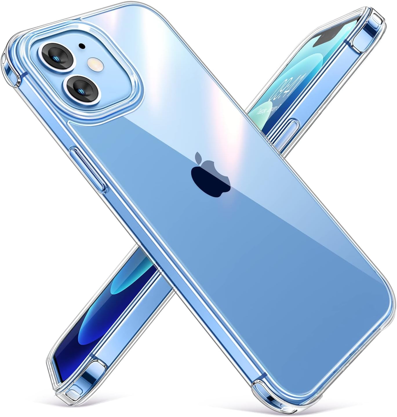 Transparent Case for Apple iPhone 12 Mini Clear Case, [Yellow Resistant ...