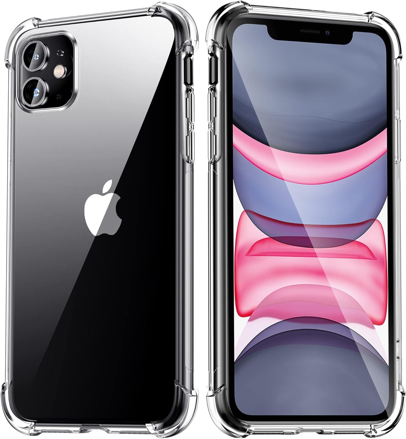 Entronix Clear Case for iPhone 12 Mini, Shockproof Slim Fit Transparent ...