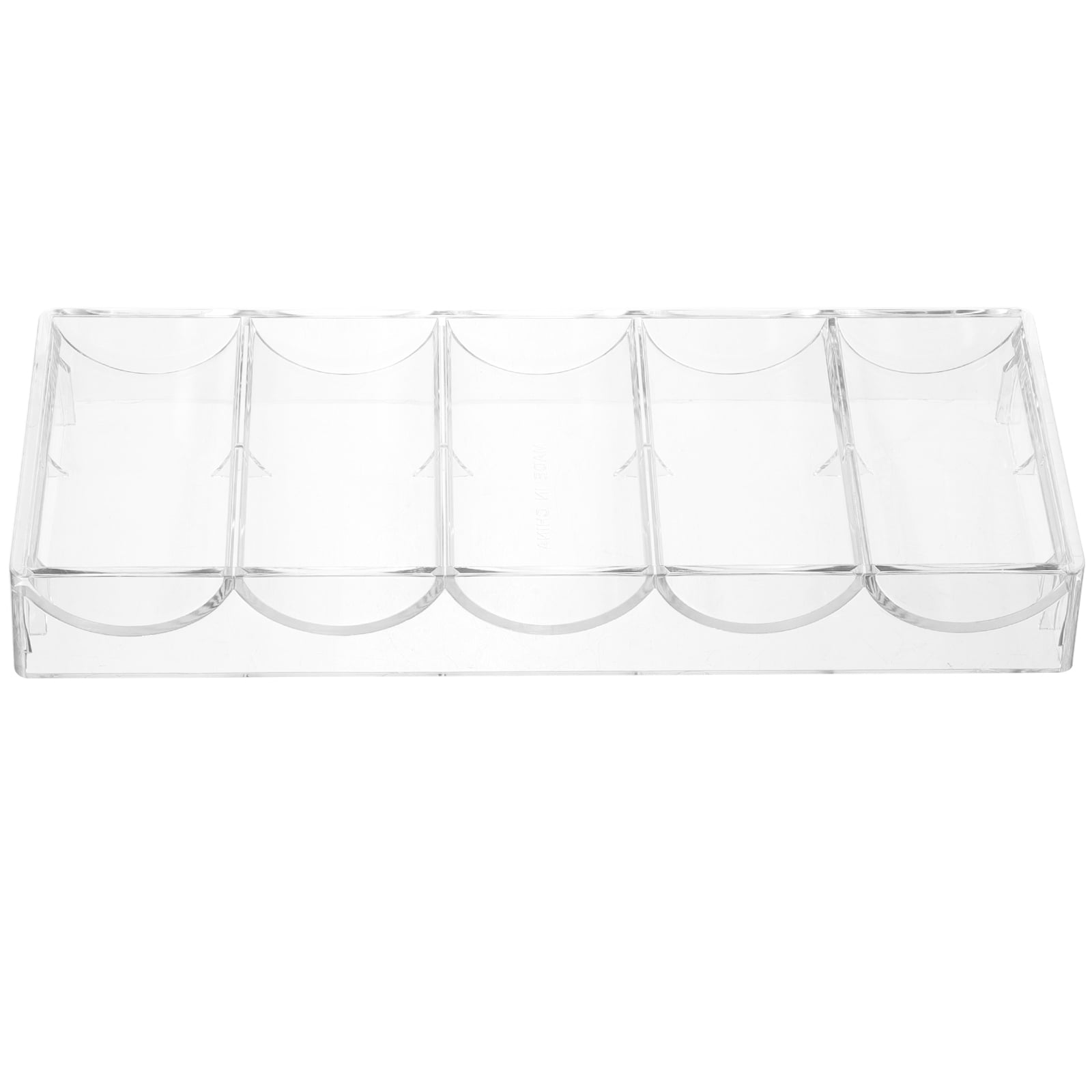 Transparent Chip Rack Storage Box Tray Chips Daily Poker Chip Holder ...