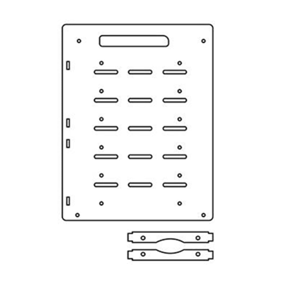 Transparent Clear Hard Disk Bracket Test Bench Case DIY Enclosure Set ...