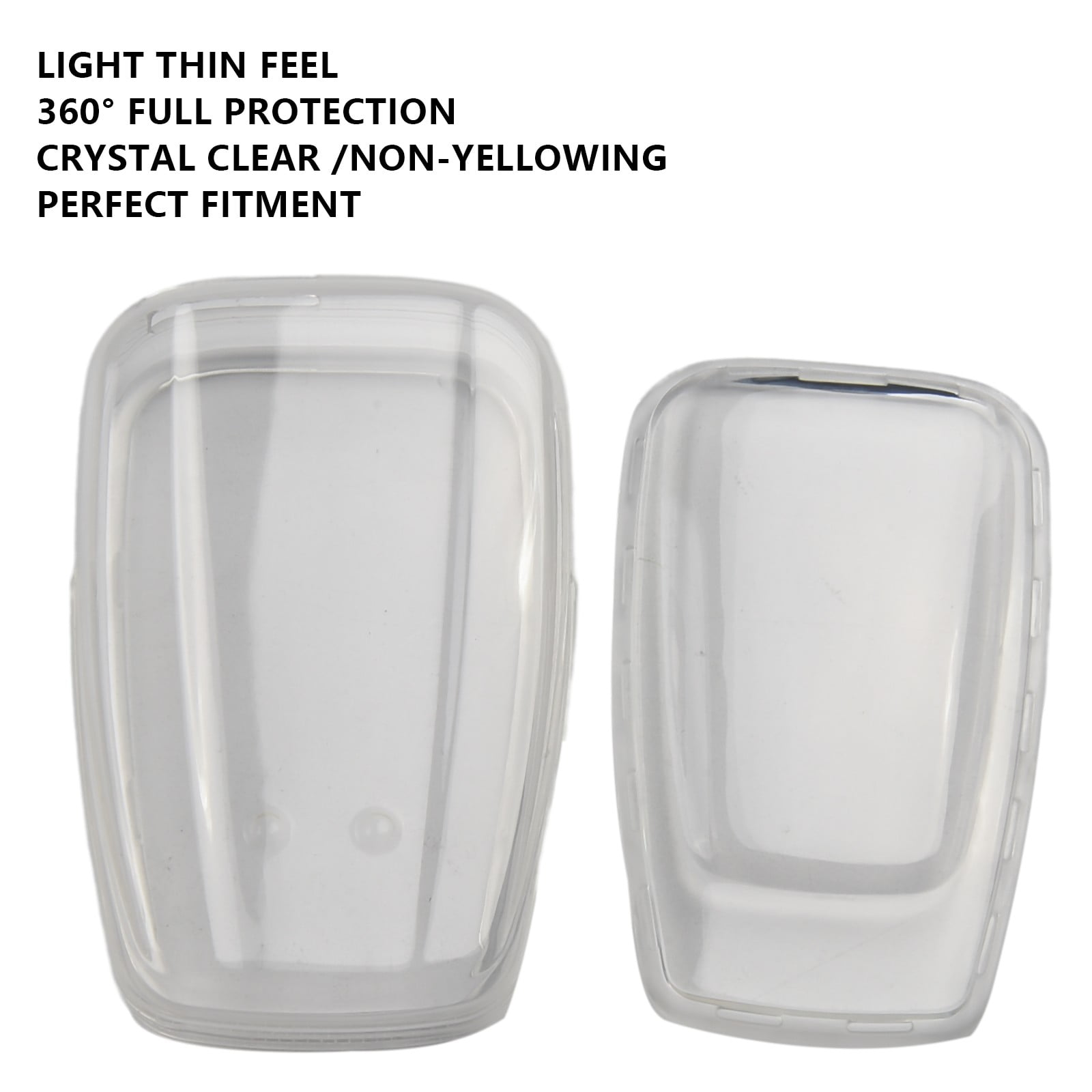 Transparent Clear Key Fob Cover Case For Toyota For CHR For Kluger For ...