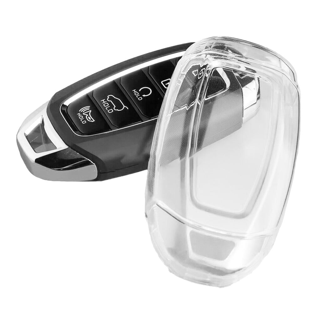 Transparent Clear Key Fob Cover Case for Hyundai Elantra for Veloster ...