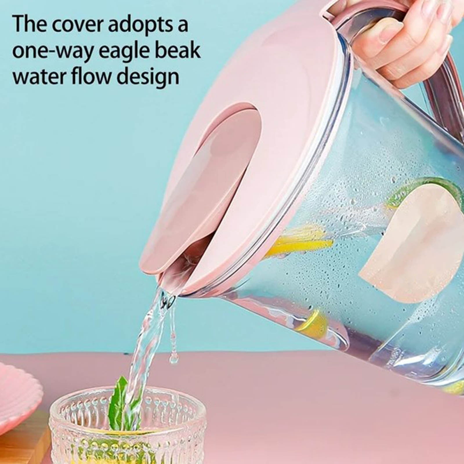Transparent Cold Water Bottle With Portable Cover Water Water Delicate ...