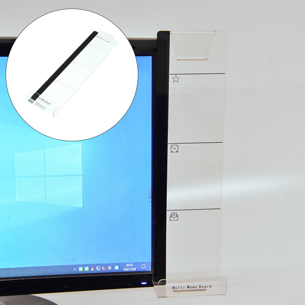 Transparent Computer Monitor Memo Board Computer Message Board Right ...