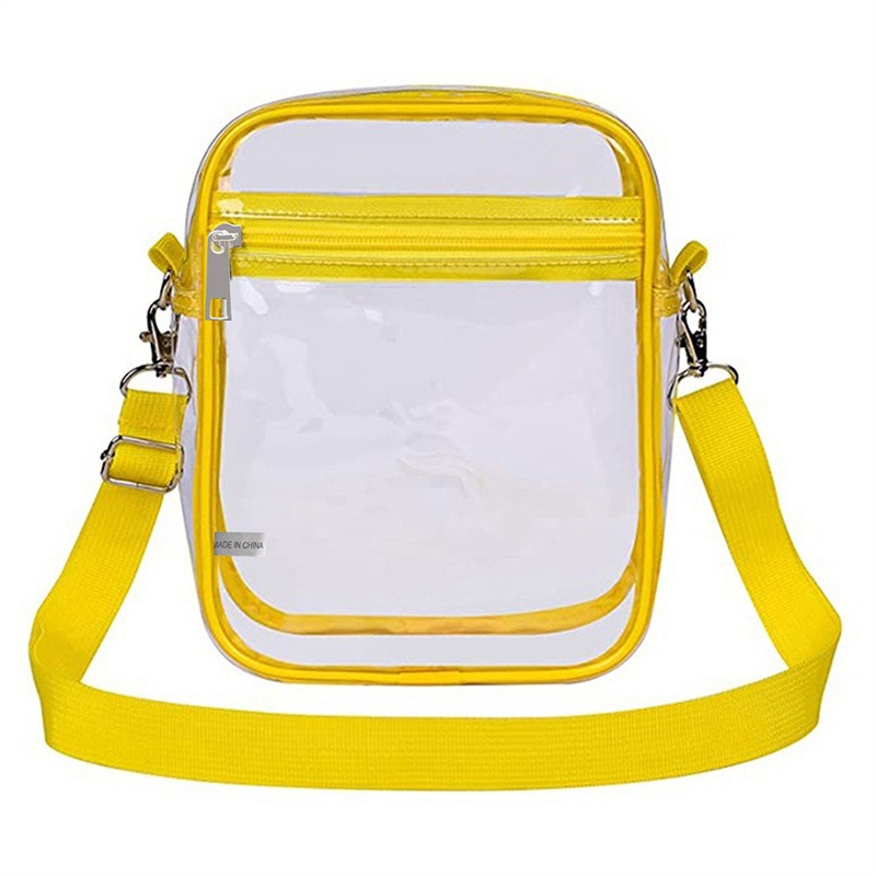 Transparent Crossbody Bag PVC clear Concert Sports One Shoulder Bag ...