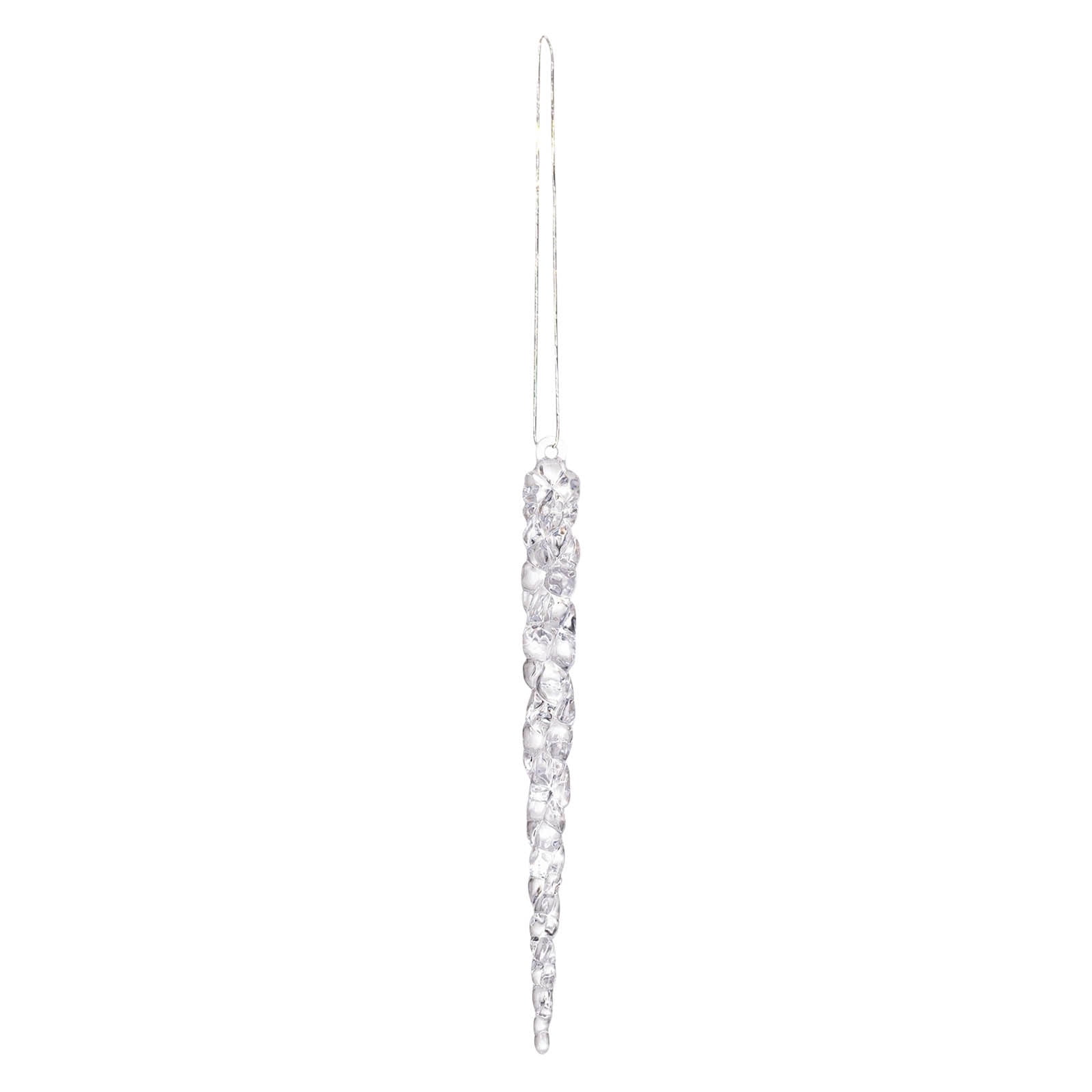 Transparent Crushed Ice Pendants, Acrylic Icicles for Christmas ...