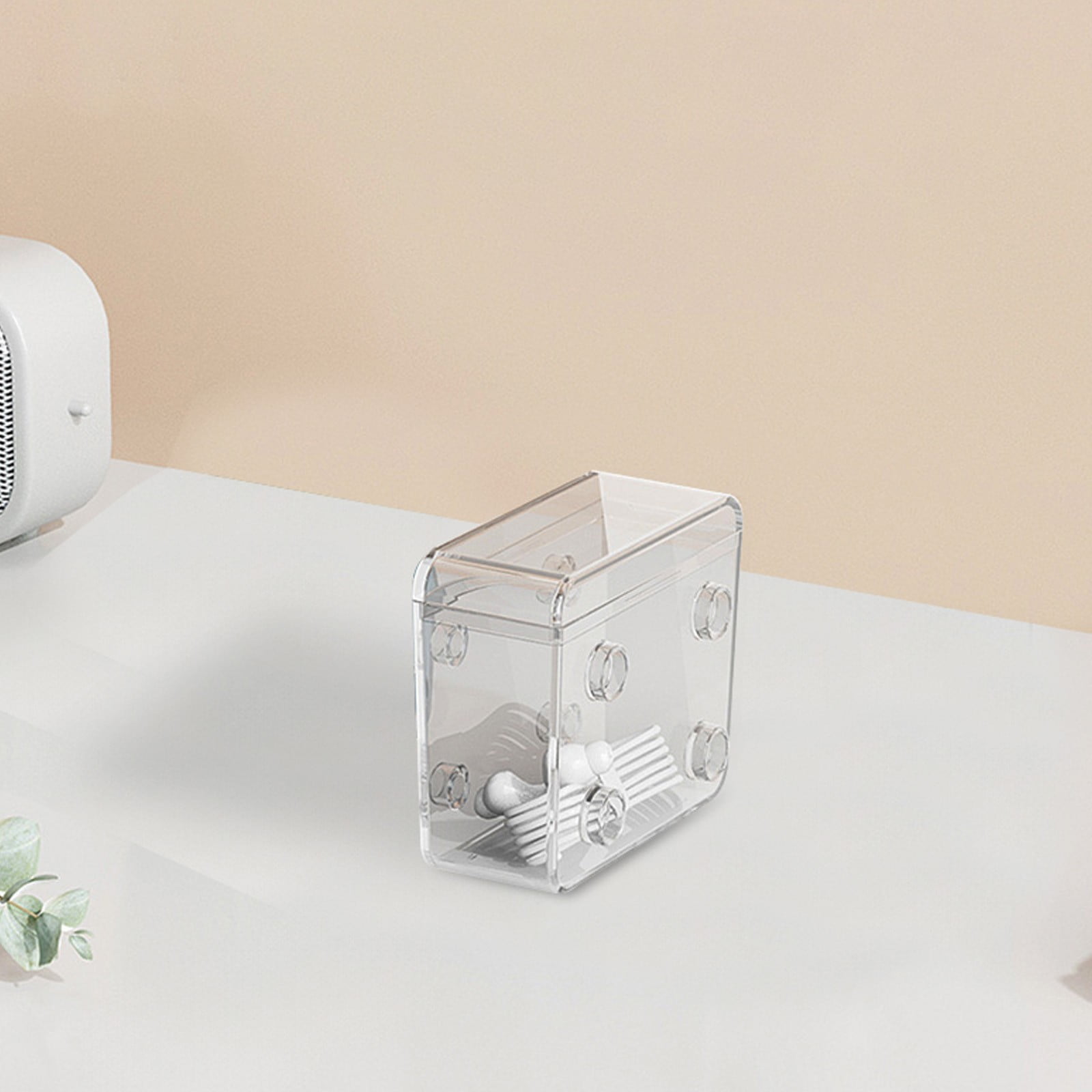 Transparent Data Cable Organizer, Charging Cable Box, Compartmentalized ...