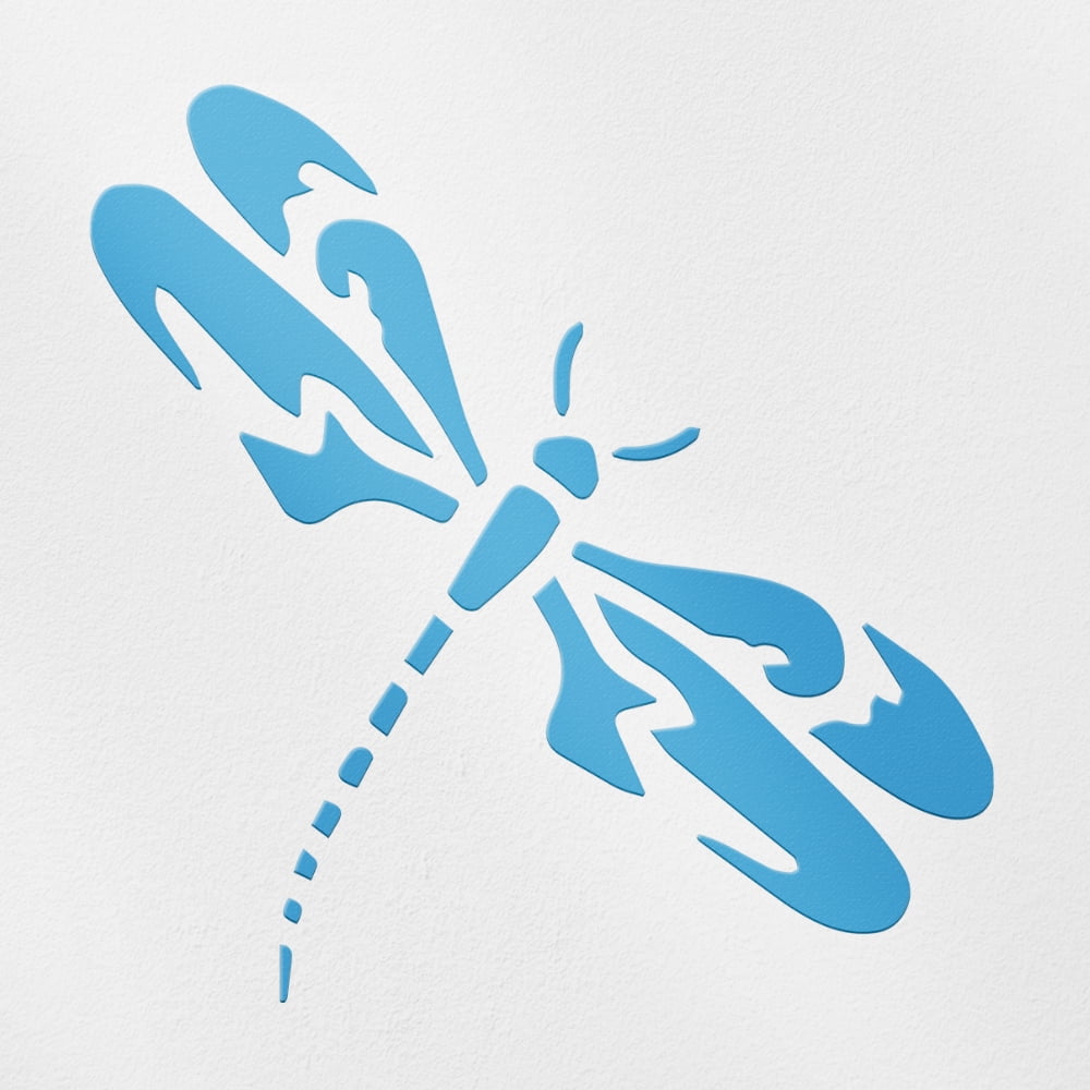 Transparent Decal Stickers Of Dragon Fly (Azure Blue) Premium ...